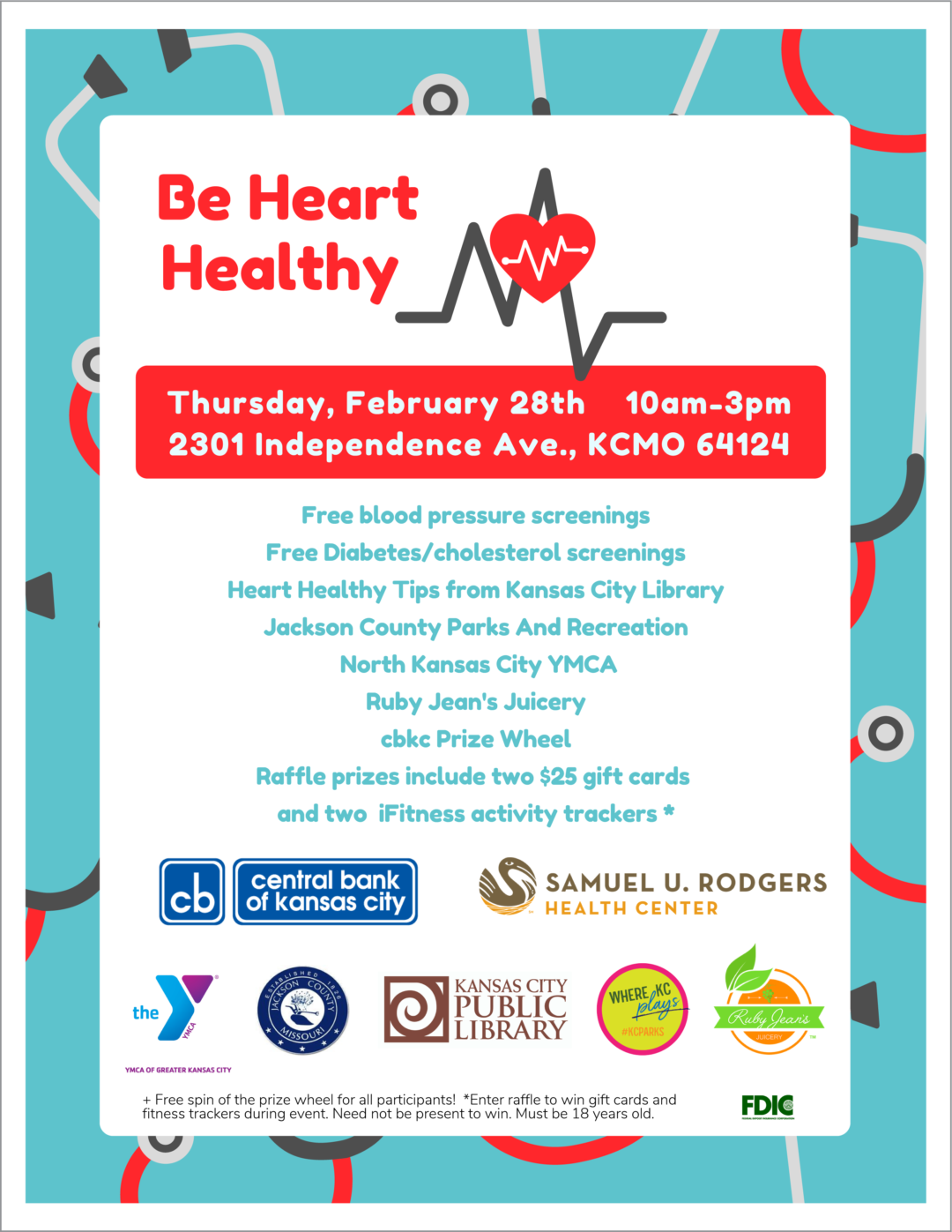 Be Heart Healthy Event - Independence Avenue CID
